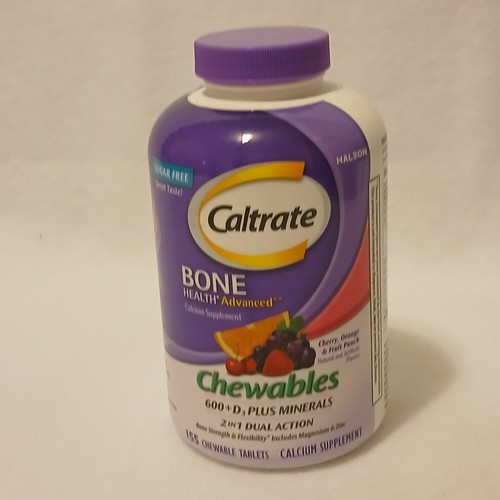 Caltrate Chewables Calcium Vitamin D Bone Health Supplement 155 Count ...