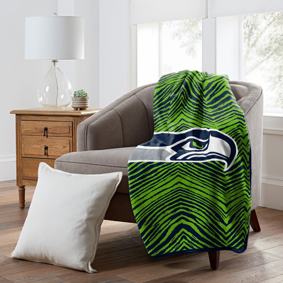 Zubaz by Northwest NFL Seattle Seahawks Throw Blanket 50 X 60 | eBay