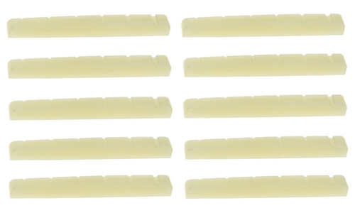 10x Unbleached Nut for Fender ST Guitar 42mm Strat Tele Flat Bottom | eBay