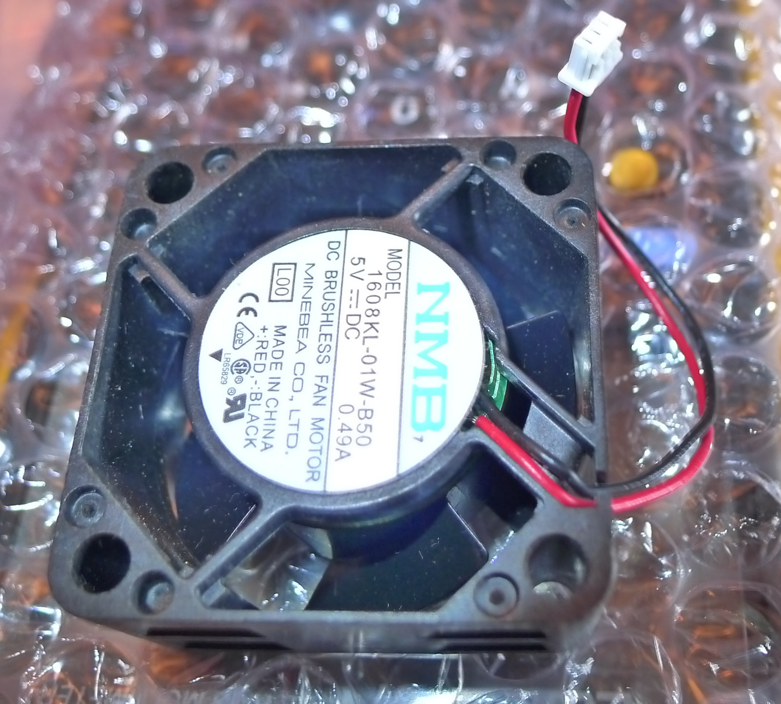 LOT OF 5 - NMB Technologies 1608KL-01W-B50 DC Axial Fans -Minebea New ...