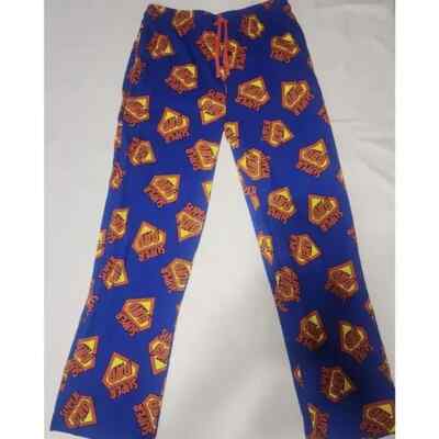 Mad Engine Men’s Lounge/ Pajama Pants “Super Dad” Drawstring Eleastic ...