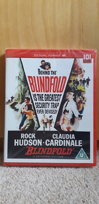 BLINDFOLD (1965): ROCK HUDSON. DUAL FORMAT. BLU-RAY & DVD + POSTER NEW ...