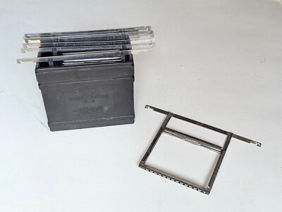 Kodak 4x5 Hard Rubber Developing Tank, 8 Sheet Film Hangers | eBay