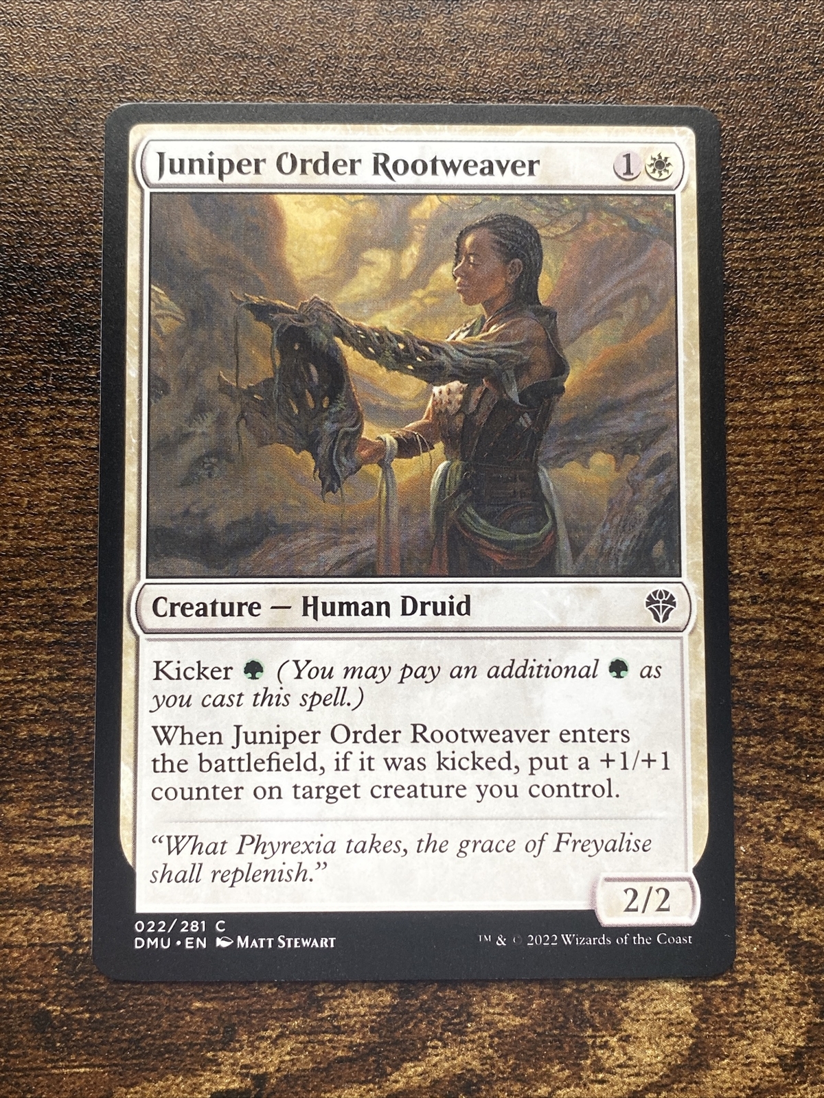 Juniper Order Rootweaver 022/281 Dominaria United MTG Magic The ...