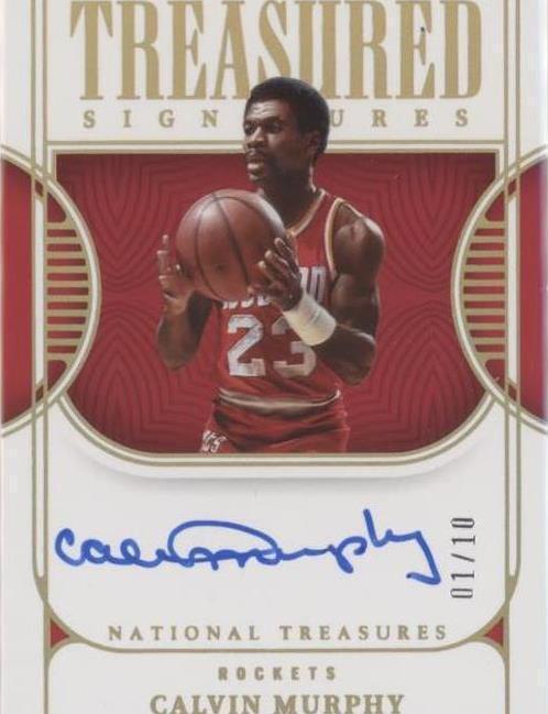 2022-23 Panini National Treasures - Treasured Signatures Calvin Murphy ...