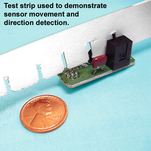(2) Bi-Directional OPTICAL MOTION SENSOR Assemblies (sense direction of ...