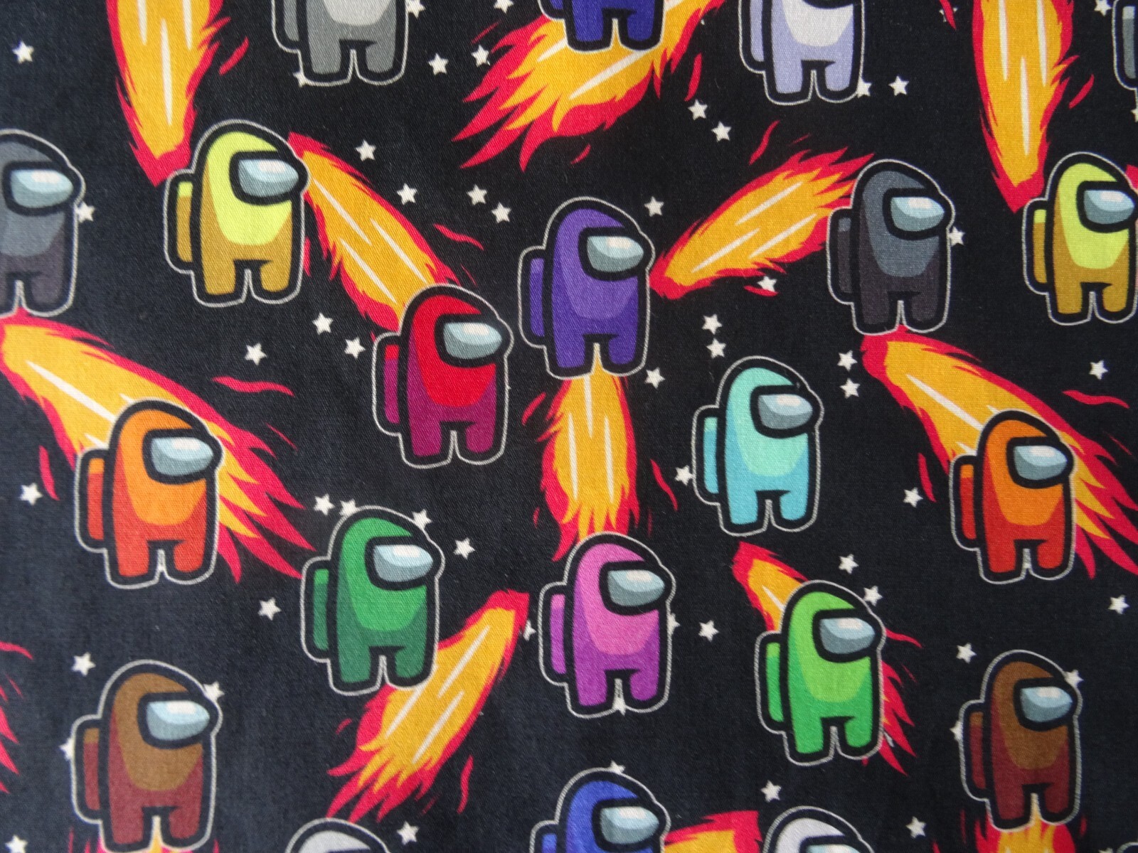 Among Us fabric 100% cotton by the 1/2 yard 59 inch width | eBay
