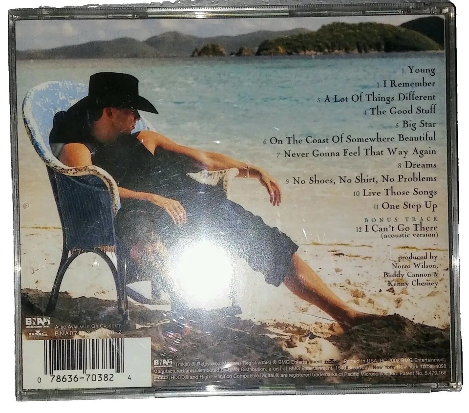 No Shoes, No Shirt, No Problems CD by Kenny Chesney. Music Album ...