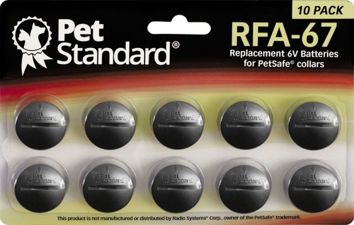 Pet Standard RFA-67 Replacement Batteries 10 Compatible with Dog ...