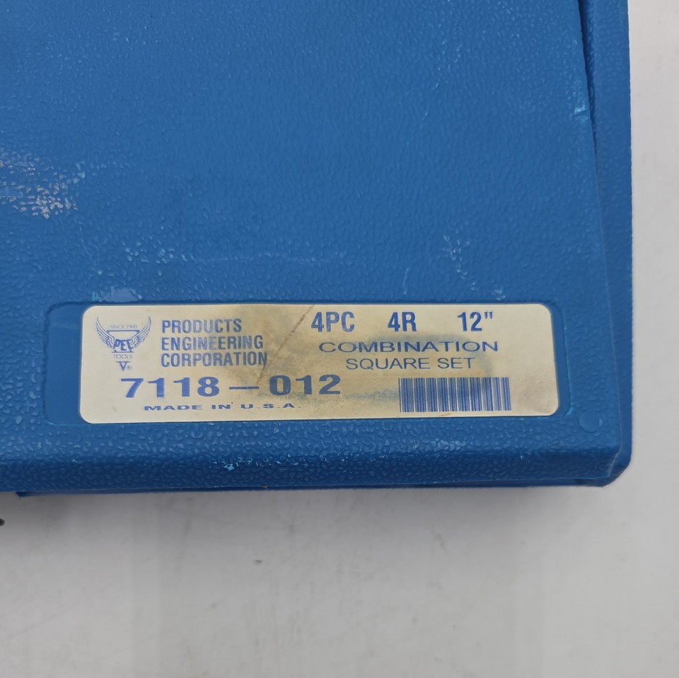 MACHINIST JwCb LATHE TOOL MILL Machinist Combination Ruler Square Gage ...