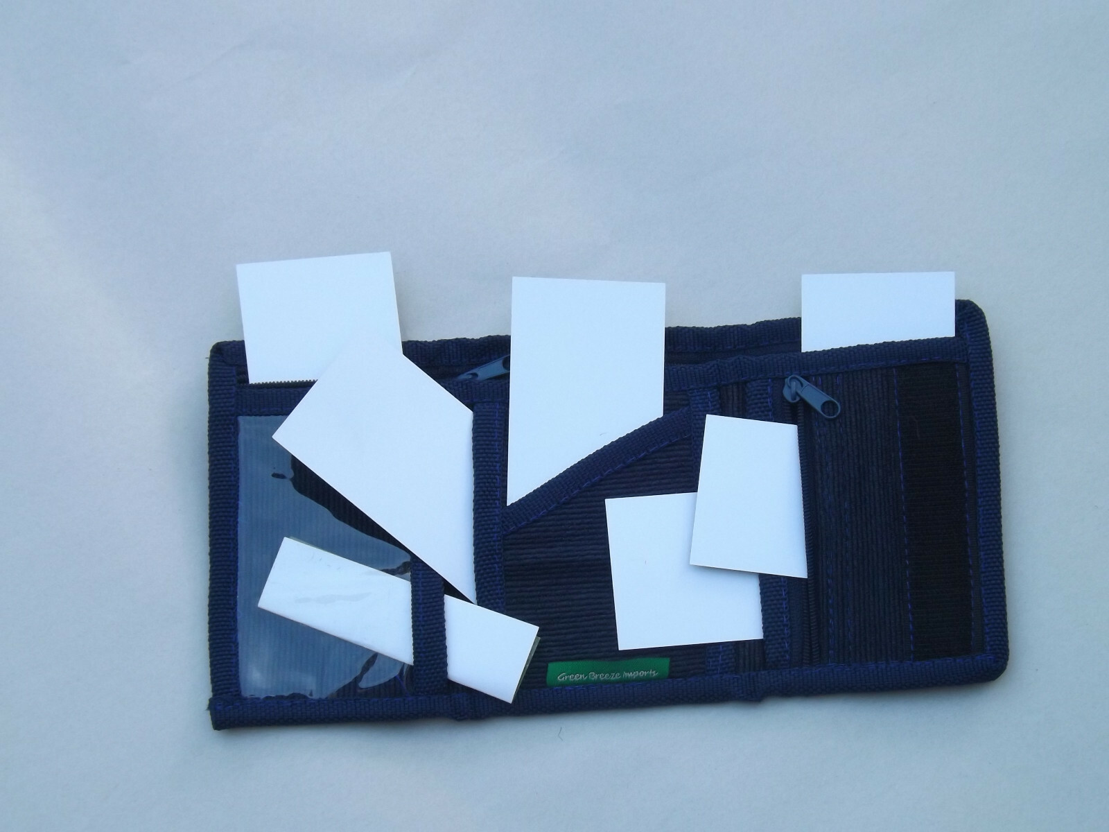 Green Breeze Imports RFID Shielded Navy Blue Handmade Abaca Wallet | eBay