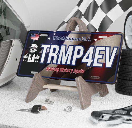 Washington D.C. Trump Forever TRMP4EV License Plate Tag Auto Car Vanity ...