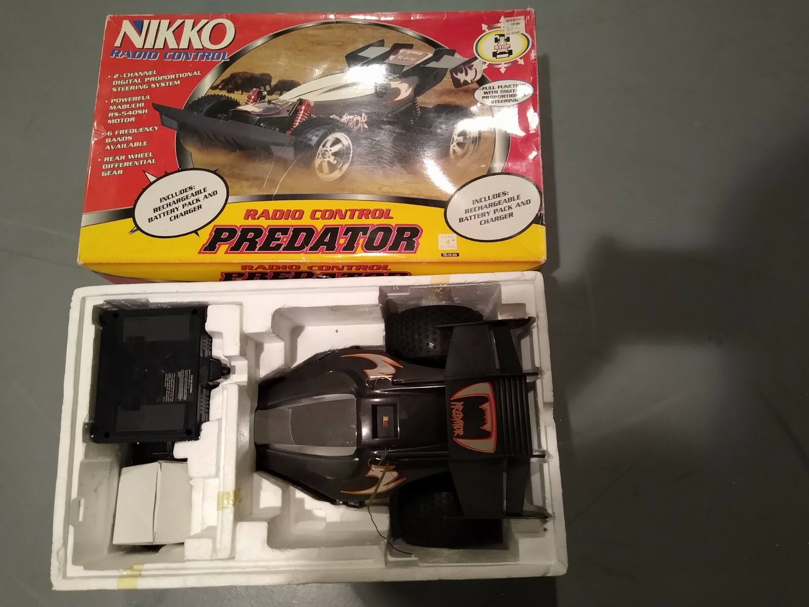 Nikko predator remote control rc car buggy vintage 1/10 1:10 | eBay