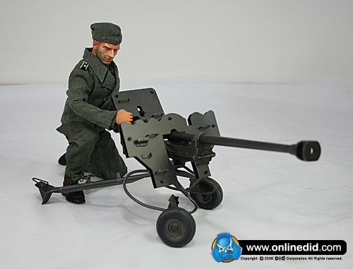 WWII German Soldier Metal PzB41 Anti Tank Gun 1/6th Scale Figure Free ...