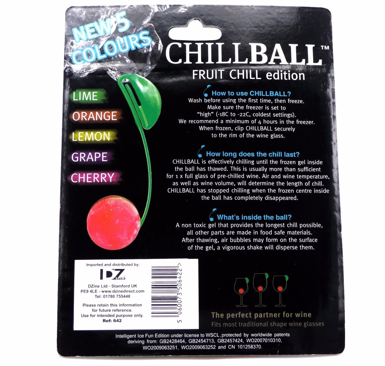 Chill Balls Set of 2 Clever Reusable Ice Cubes Summer Cocktails White ...