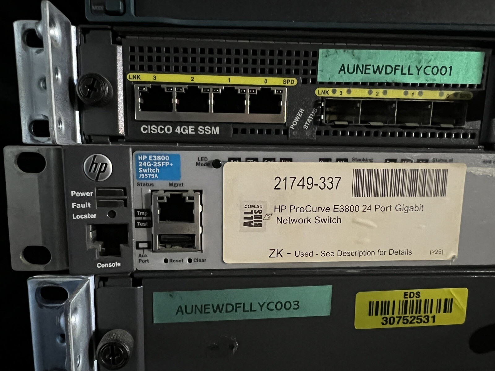 HP Procurve J9575A E3800 24G-2SFP+ 24 Port Gigabit Ethernet Switch | eBay