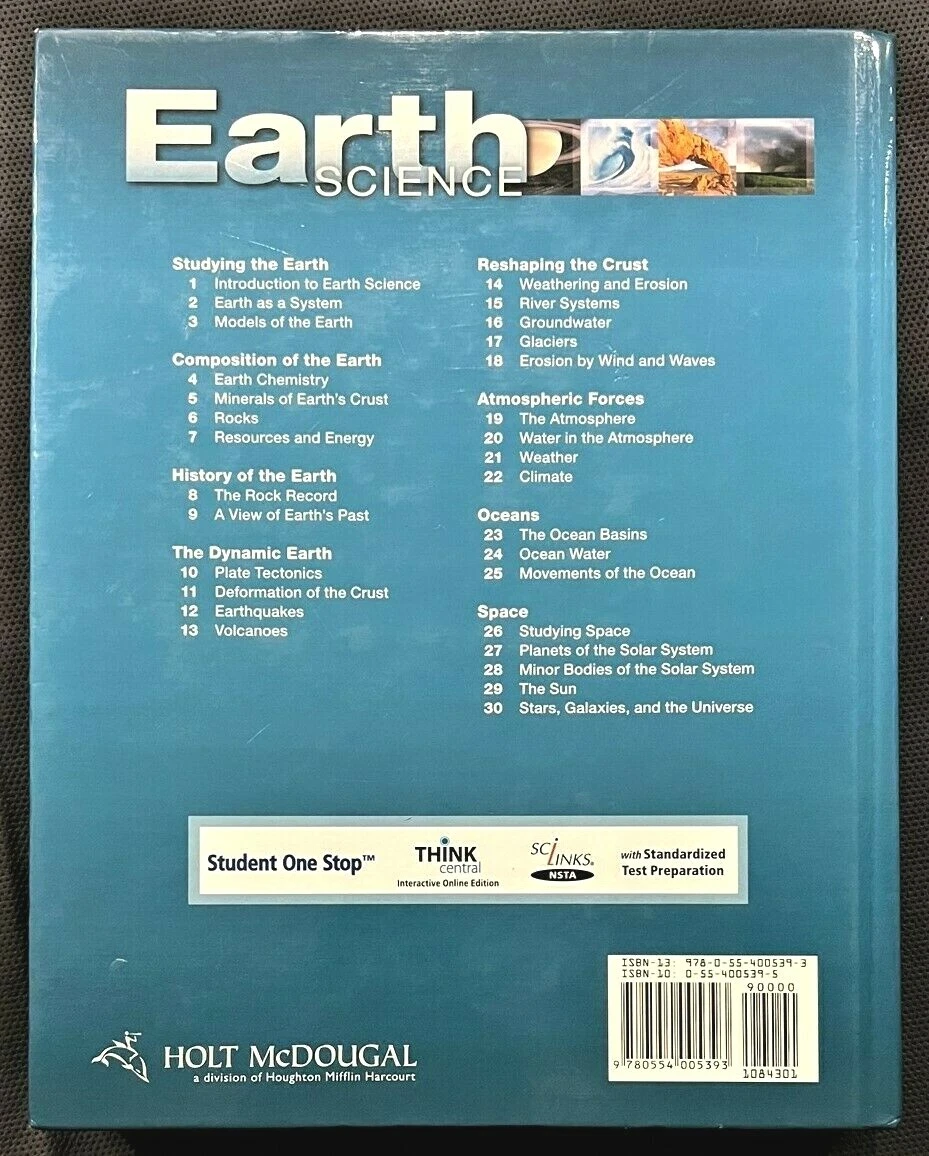 Earth Space Science Textbook Mcdougal
