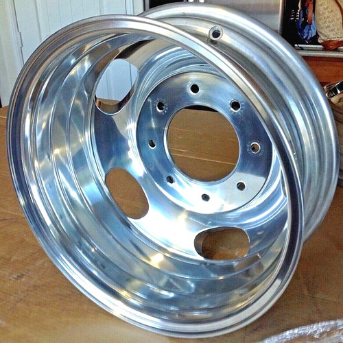 Ford Super Duty F350 Alcoa OEM 17" x 6.5 Alloy Wheel DUALLY 8 Lug Rims ...