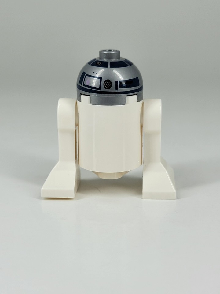 LEGO Star Wars sw0527a R2-D2 Flat Silver Dark Blue Lavender Dots Q2 | eBay