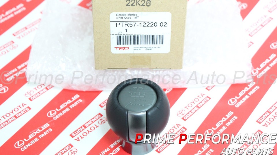 Toyota 2023-2024 GR Corolla Black Leather Manual Shift knob PTR57-12220 ...
