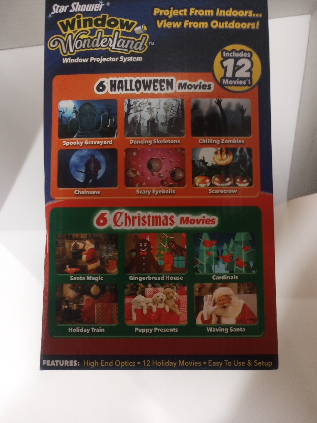 Bulbhead 11674 Star Shower Window Wonderland Projector - Black for sale ...