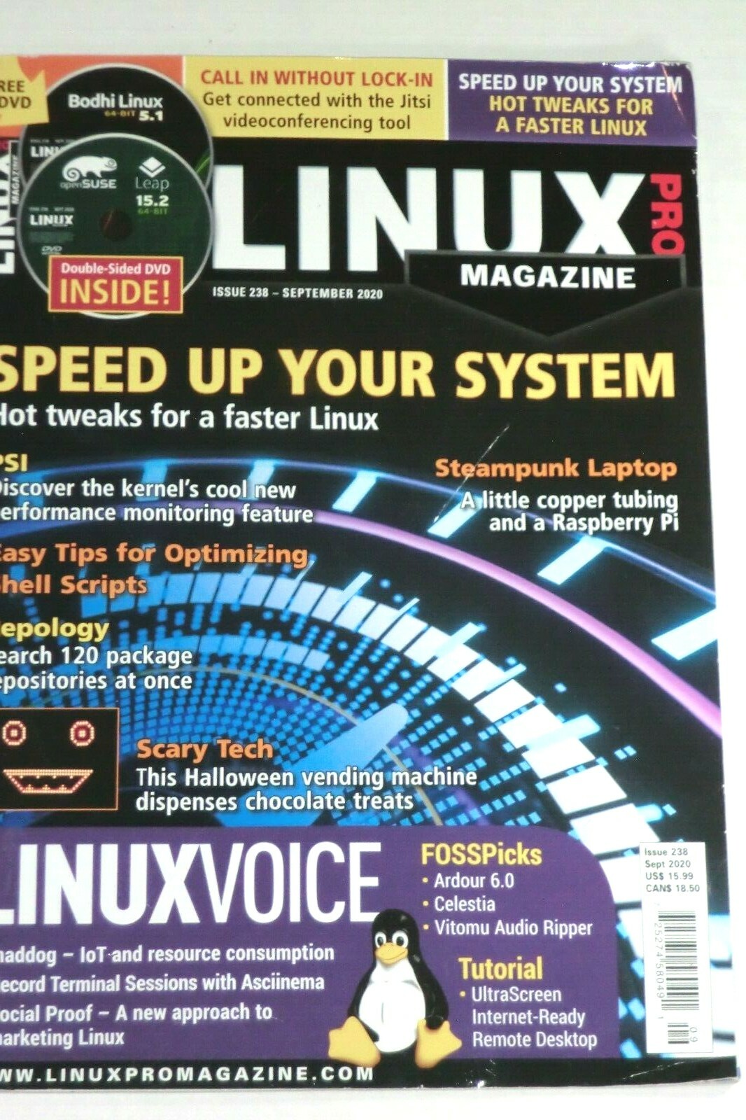 Linux Pro Magazine Issue 228 November 2019 Double DVD Super Grub2 ...