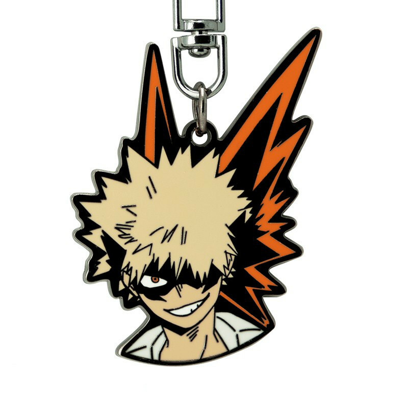 MY HERO ACADEMIA BAKUGO METAL KEYRING KEY CHAIN RING ABY | eBay UK