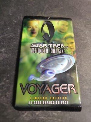 Star Trek CCG Voyager Booster Pack NEW Collectible Trading Card Game ...