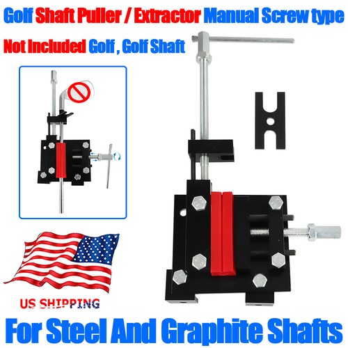 For Graphite & Steel Shafts Extractor Manual Screw Type Golf Shaft ...