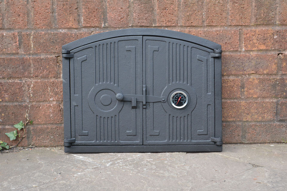 48 x 38 cm cast iron fire door clay / bread oven doors pizza with ...