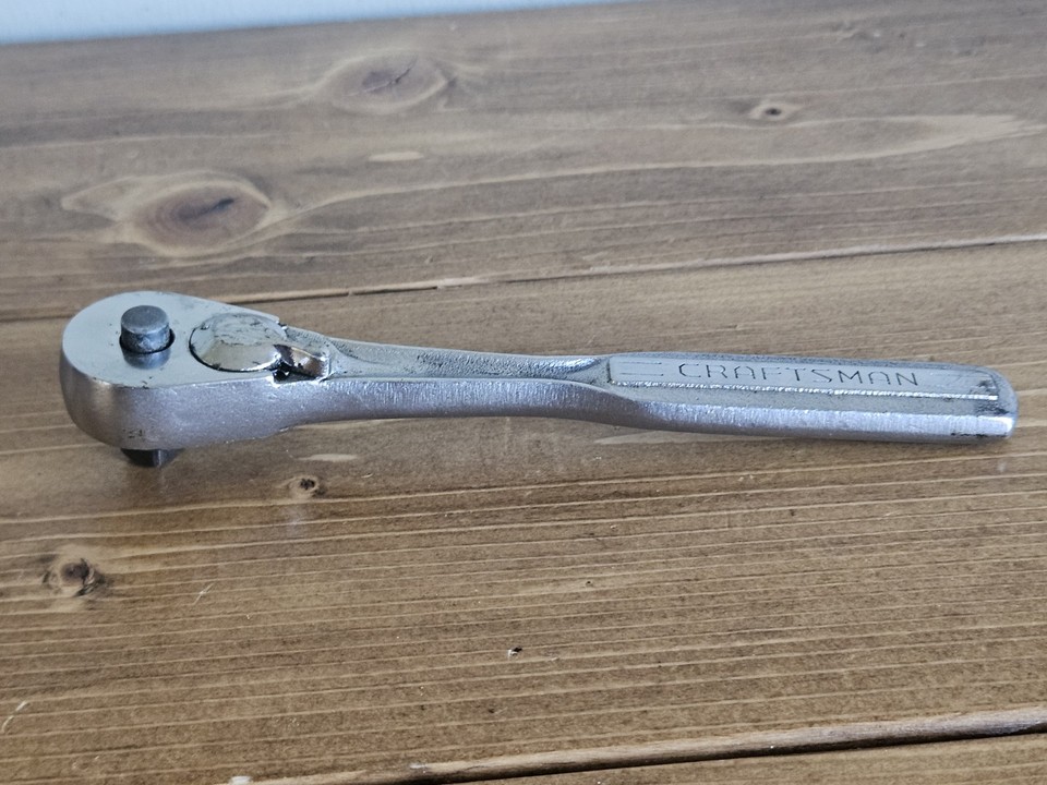 Vintage Craftsman 3/8" Drive Ratchet 43784 -V- Series Quick Release ...