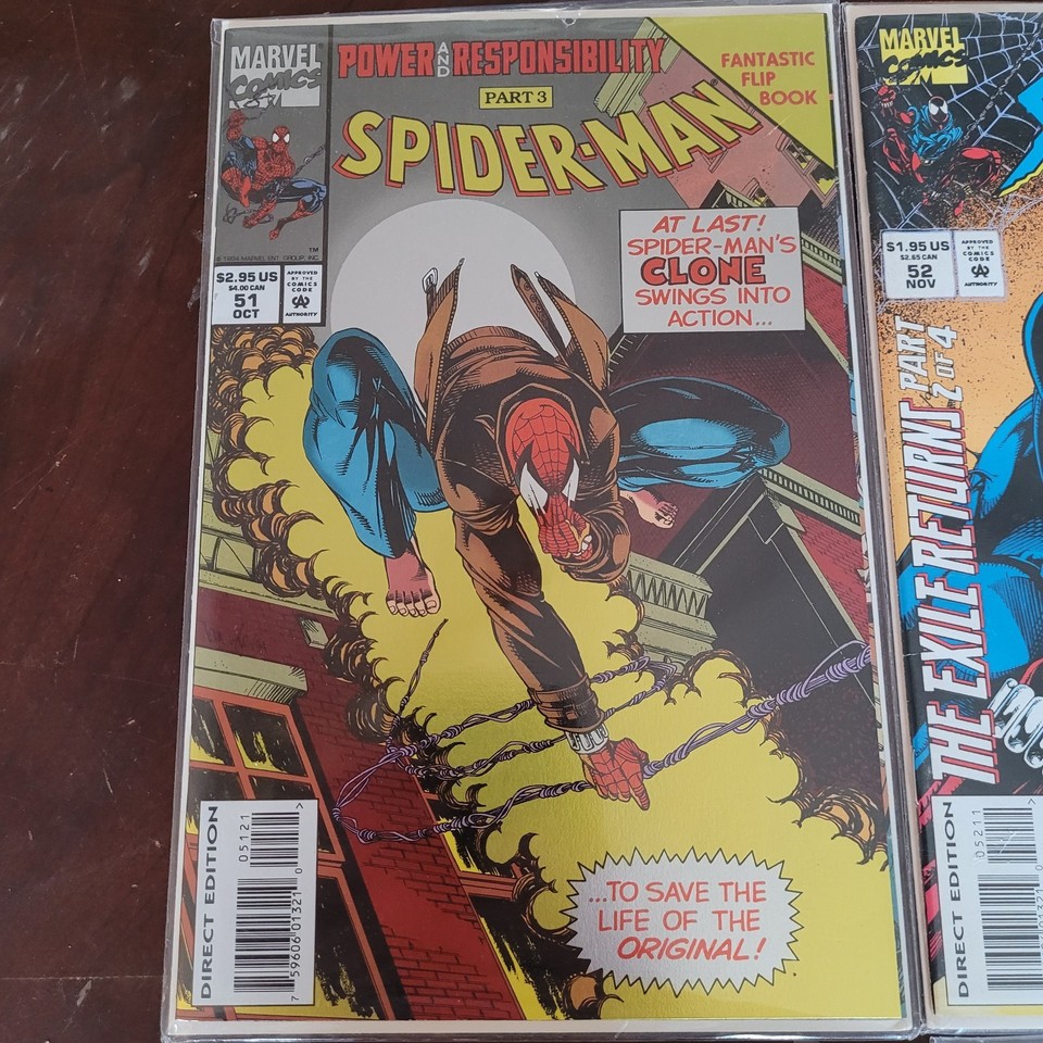 Vintage Spiderman Spider-Man Comic Book Lot Rare Collectible #1 Lot Of ...