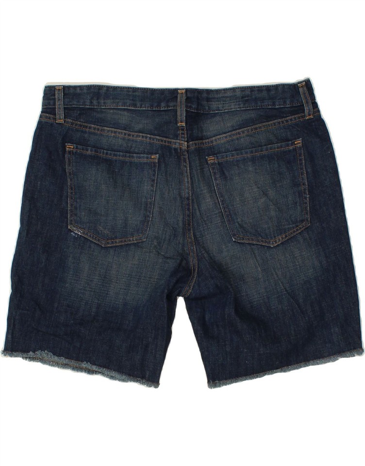 MOSSIMO Womens Boyfriend Denim Shorts US 14 XL W38 Navy Blue Cotton ...