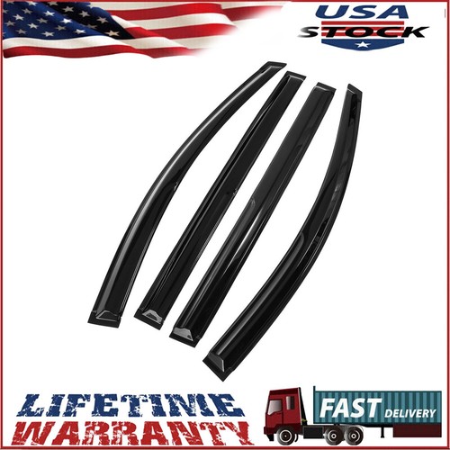 For 2004-2009 Toyota Sienna Acrylic Window Sun Visor Wind Deflector ...