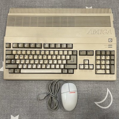 Commodore Amiga A500 Vintage Gaming Computer w/ 512K RAM Expansion A501 ...
