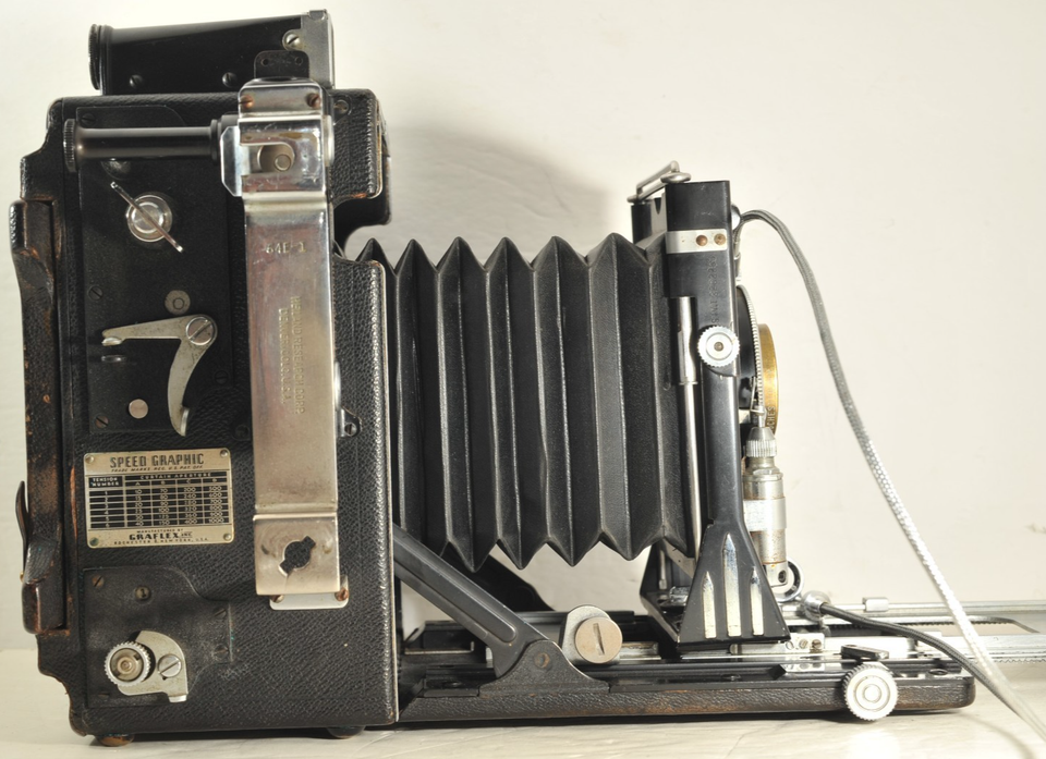Graflex Speed Graphic 4x5 Camera w/ Ektar 127mm f4.7 Lens | eBay