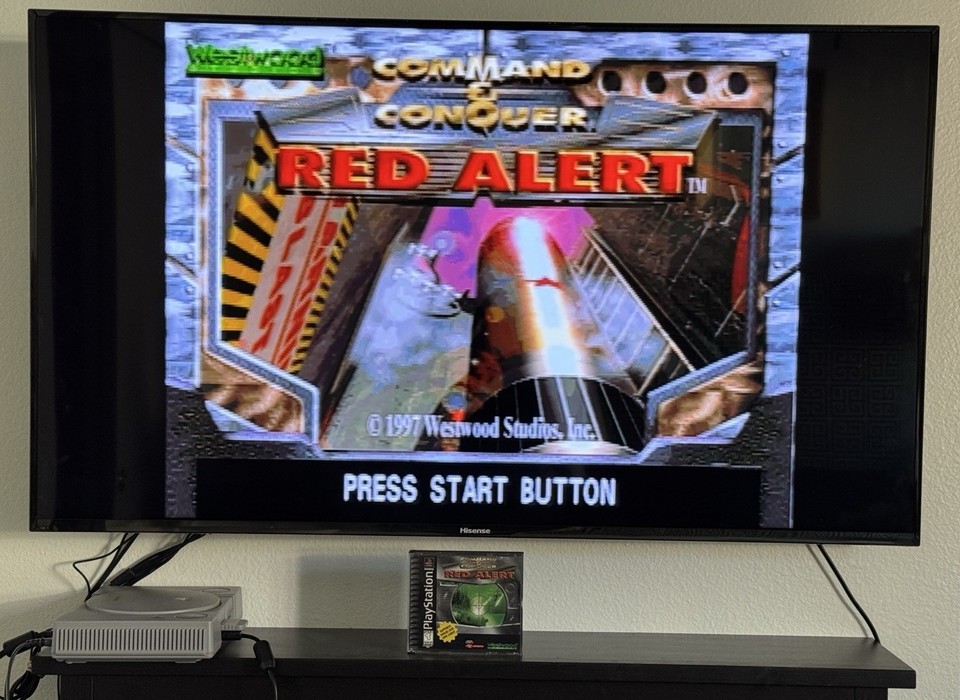 Command & Conquer Red Alert Sony PlayStation 1 PS1 CIB Complete VG ...