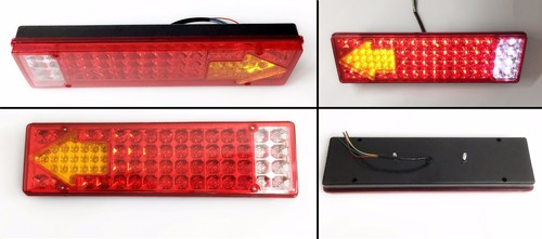# 73 LEDs 2x 12V LED Rear Tail lights Trailer Truck Tipper for Iveco ...
