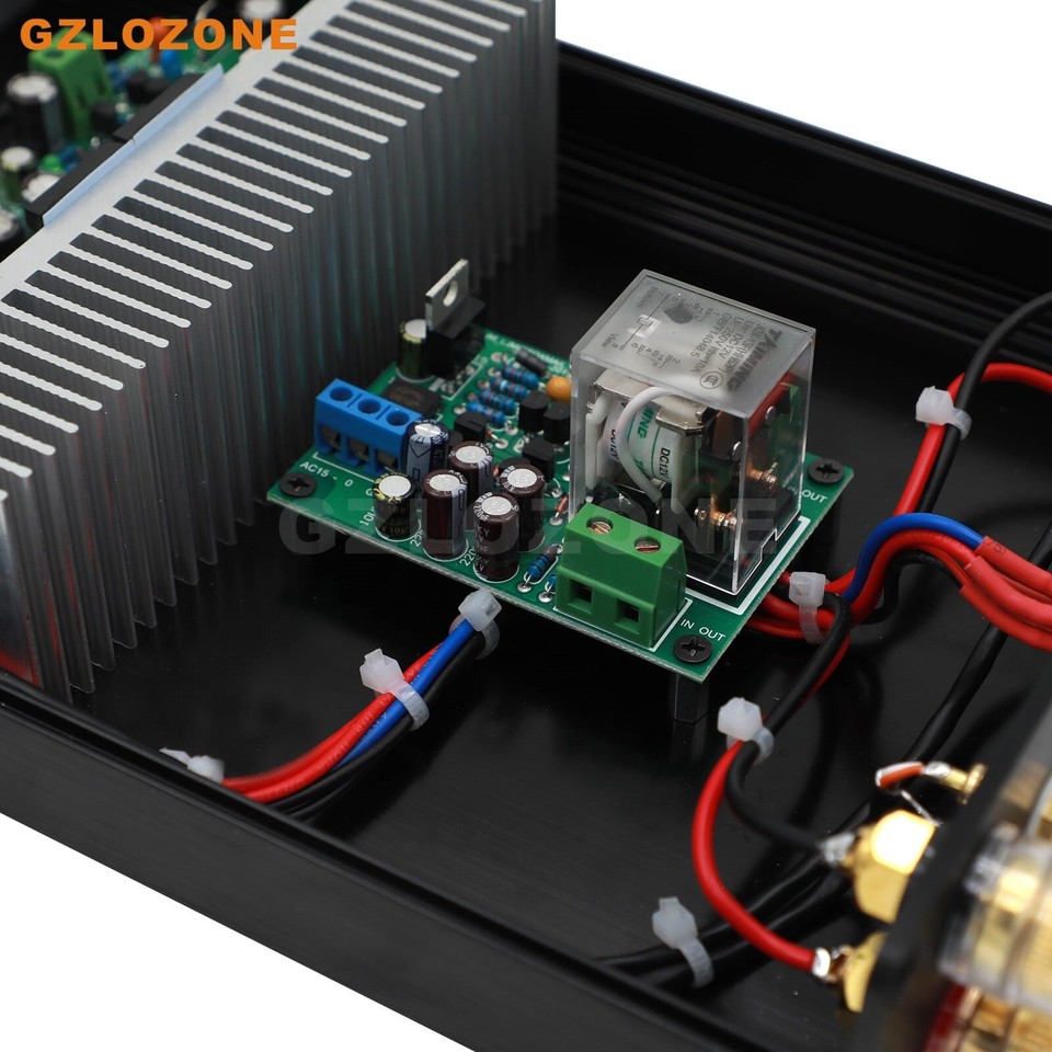 Split HIFI NAP250 MOD 2SC5200 Stereo Power Amplifier 80W+80W Base On ...