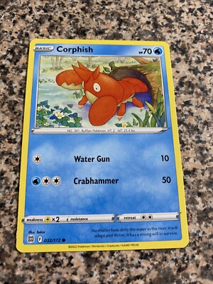 Corphish 032/172 Common | SWSH: Brilliant Stars | Pokemon Card | eBay ...