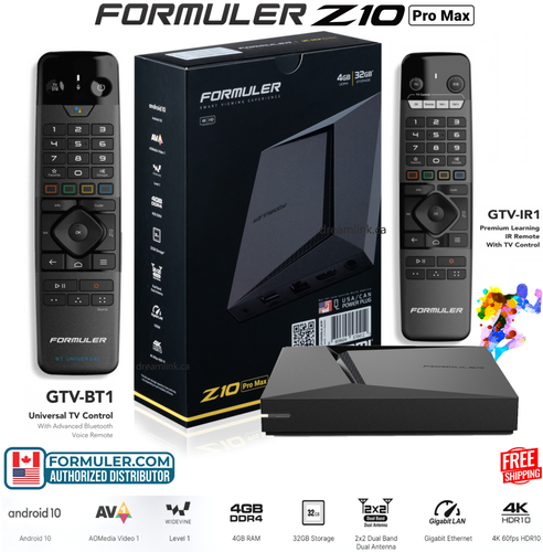 Buy Formuler Z10 Pro Max 32GB Bonus Formuler GTV-BT1 Bluetooth Voice ...