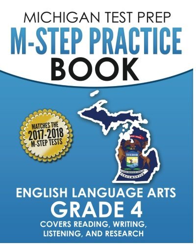 MICHIGAN TEST PREP M-STEP PRACTICE BOOK ENGLISH LANGUAGE By Press ...