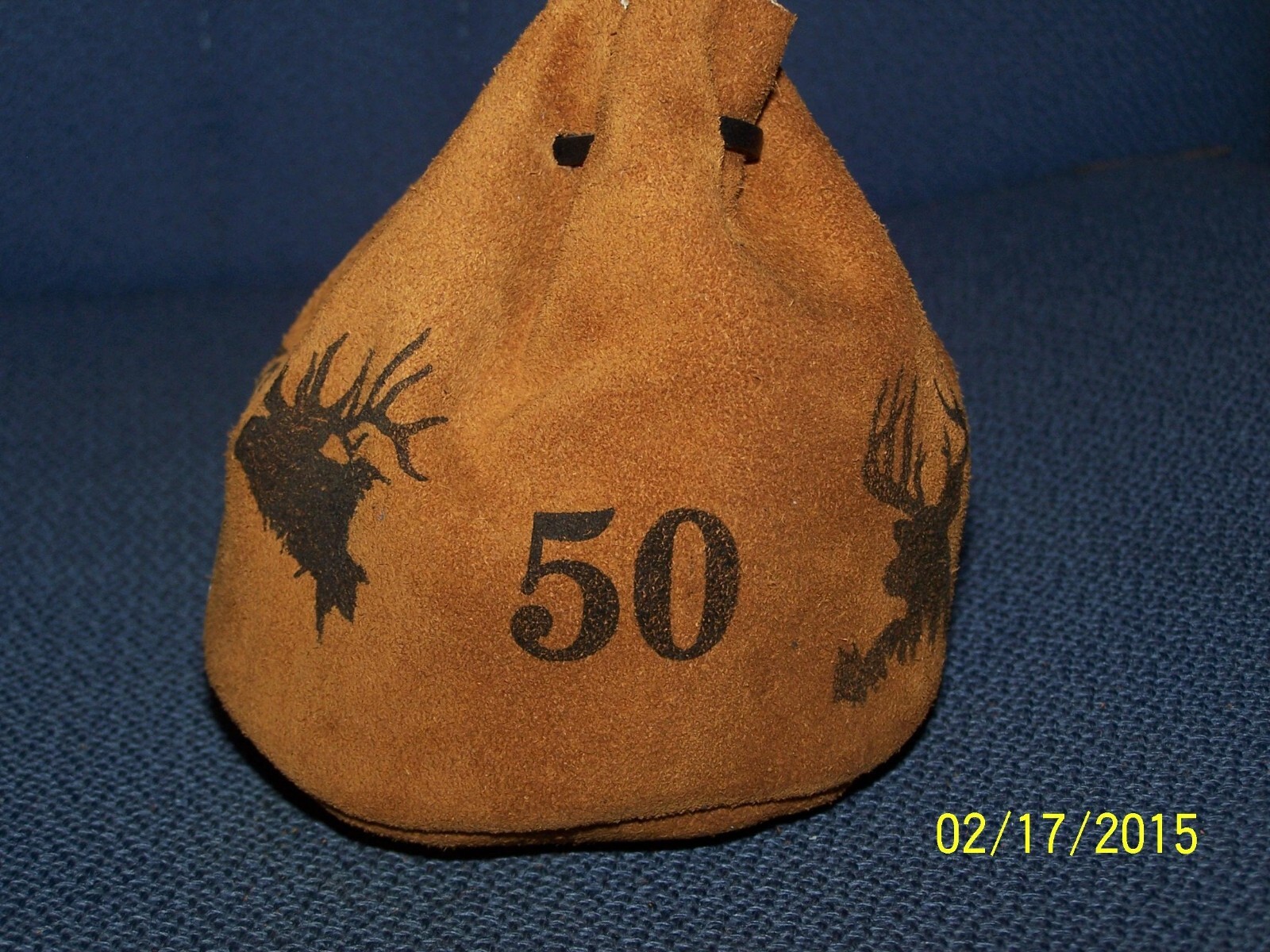 CUSTOM MADE LEATHER MUZZLELOADER AMMO BAG | eBay