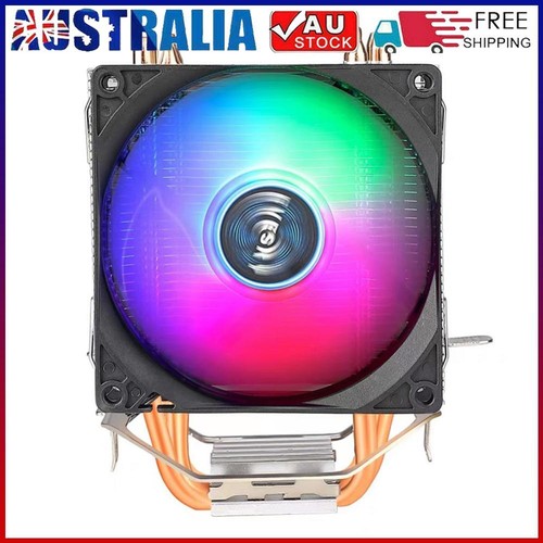 RGB Cooling Fan Radiator Colorful Light Effect 9cm CPU Cooling Fan for ...