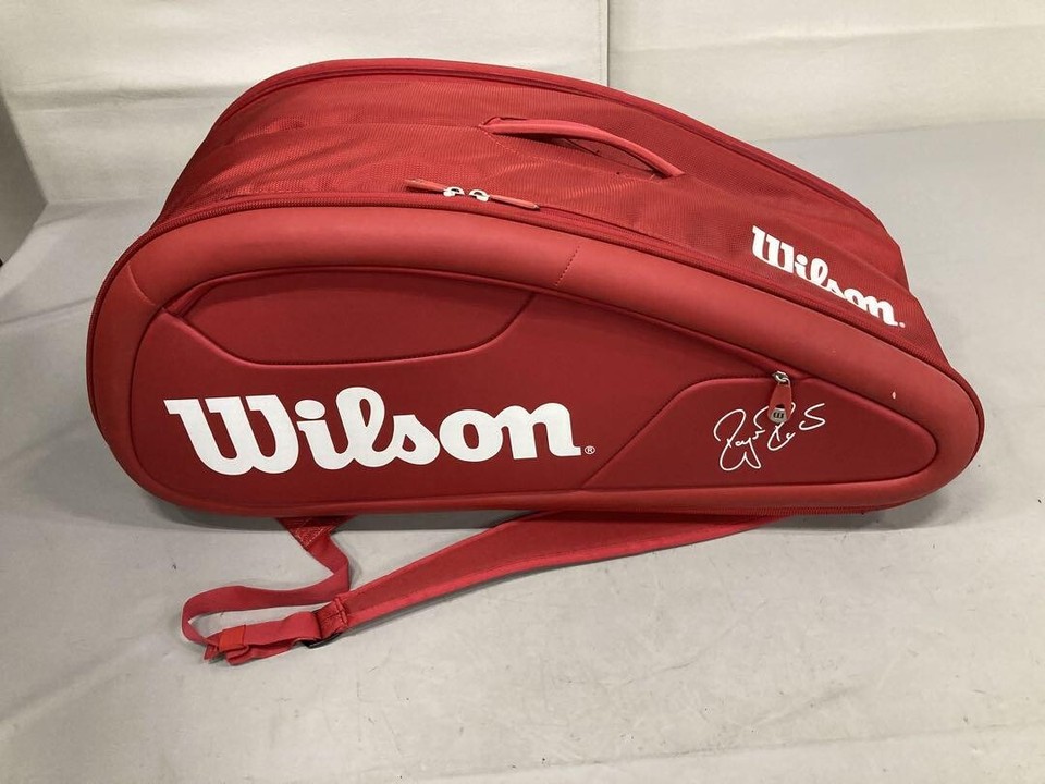 Limited edition Wilson Federer tennis racket bag talent goods tennis ...