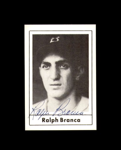 Ralph Branca Signed 1978 Grand Slam Brooklyn Dodgers Autograph | eBay