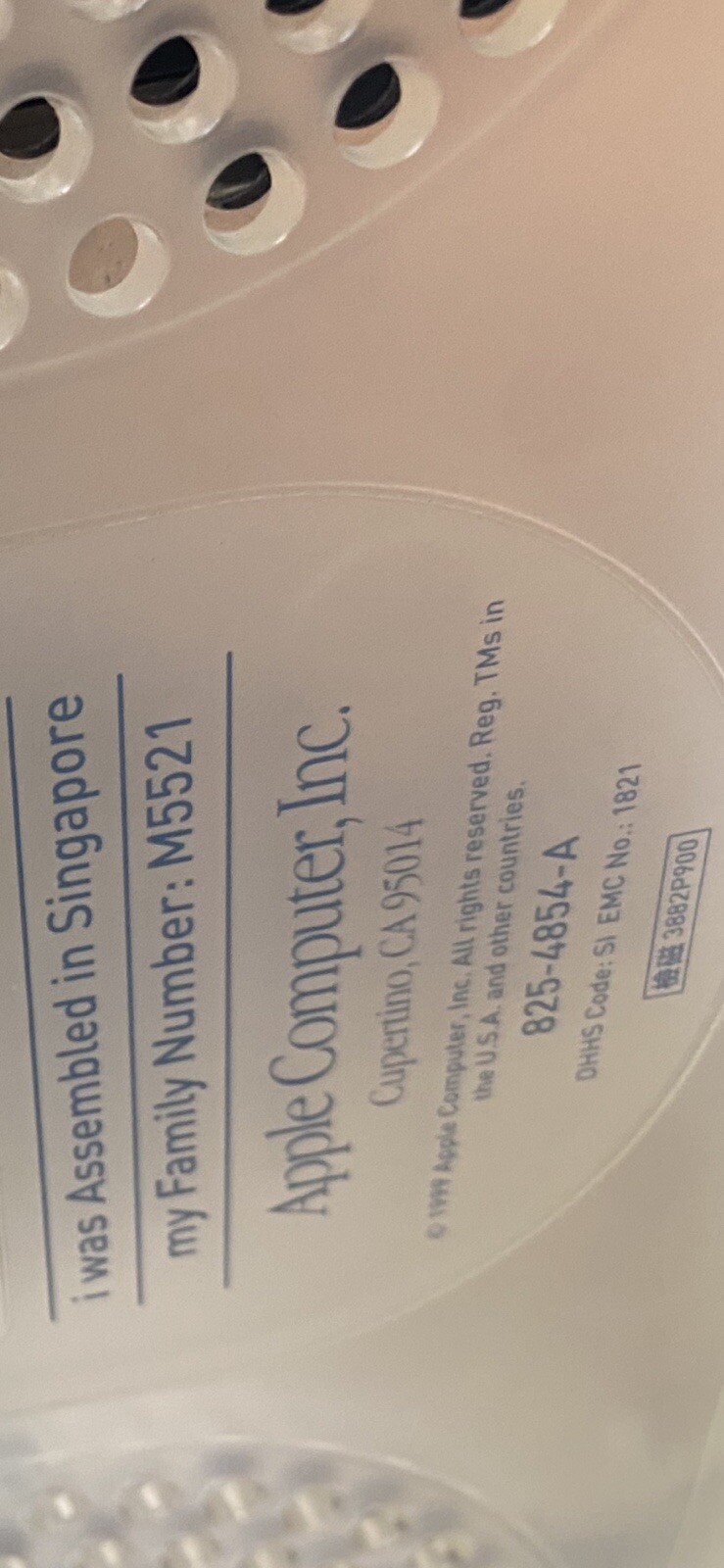 1999 Apple iMac G3 blue - 400 mHz/512K L2/128MB/13 GB/DVD/56K Family ...