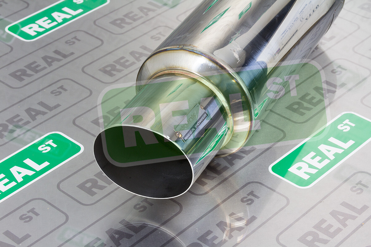 Skunk2 2.25" Universal Exhaust Muffler T304 110mm 4 inch Tip 415-99 ...