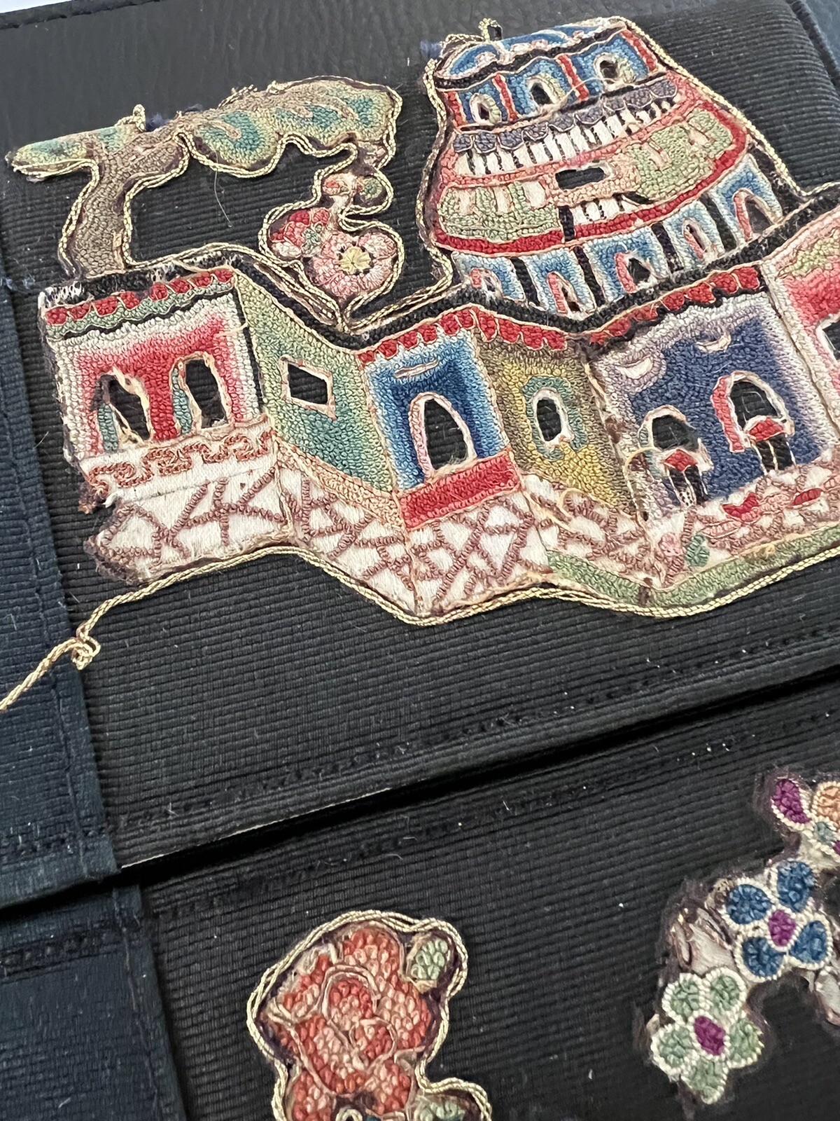 Antique Anton Moritz Chinese Blind Stitch Hand Embroi… - Gem