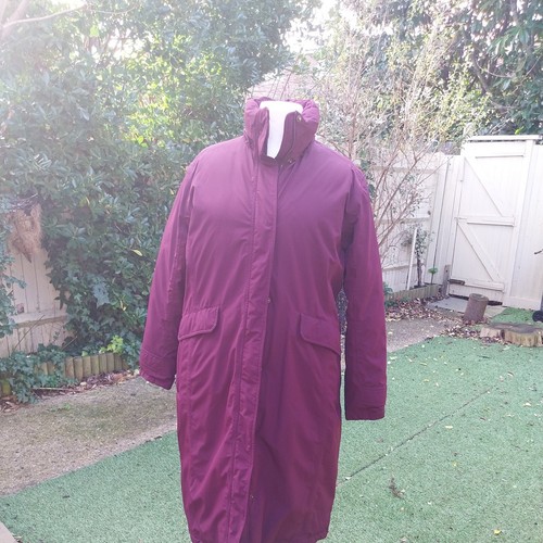 Land's End Coat - Size XL 16-18 Purple VGC | eBay UK